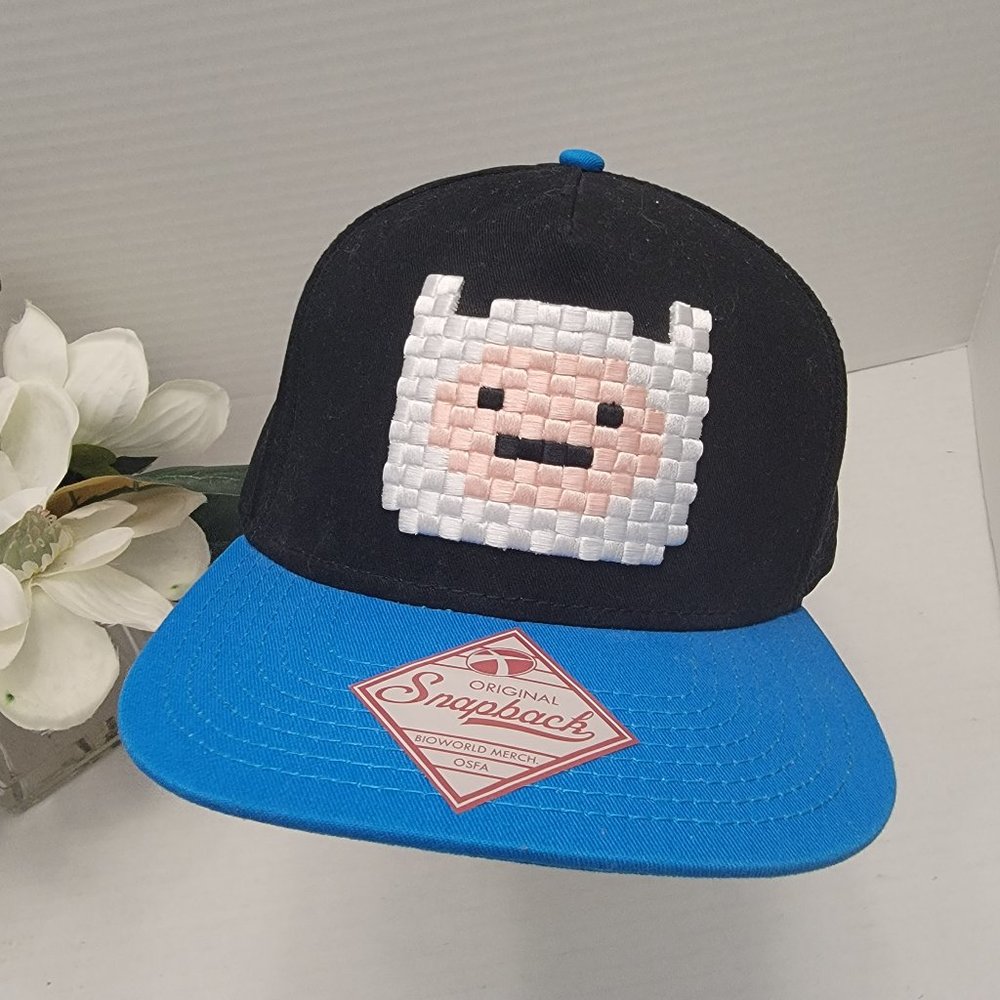 New Rare Snapback Cartoon Network Cn Finn Hat Cap Blu… - Gem
